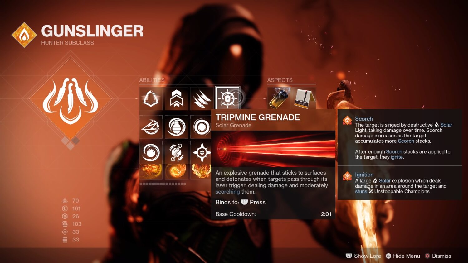 Solar Hunter Build Destiny 2 (Unlimited Tripmines) - Play Ludos