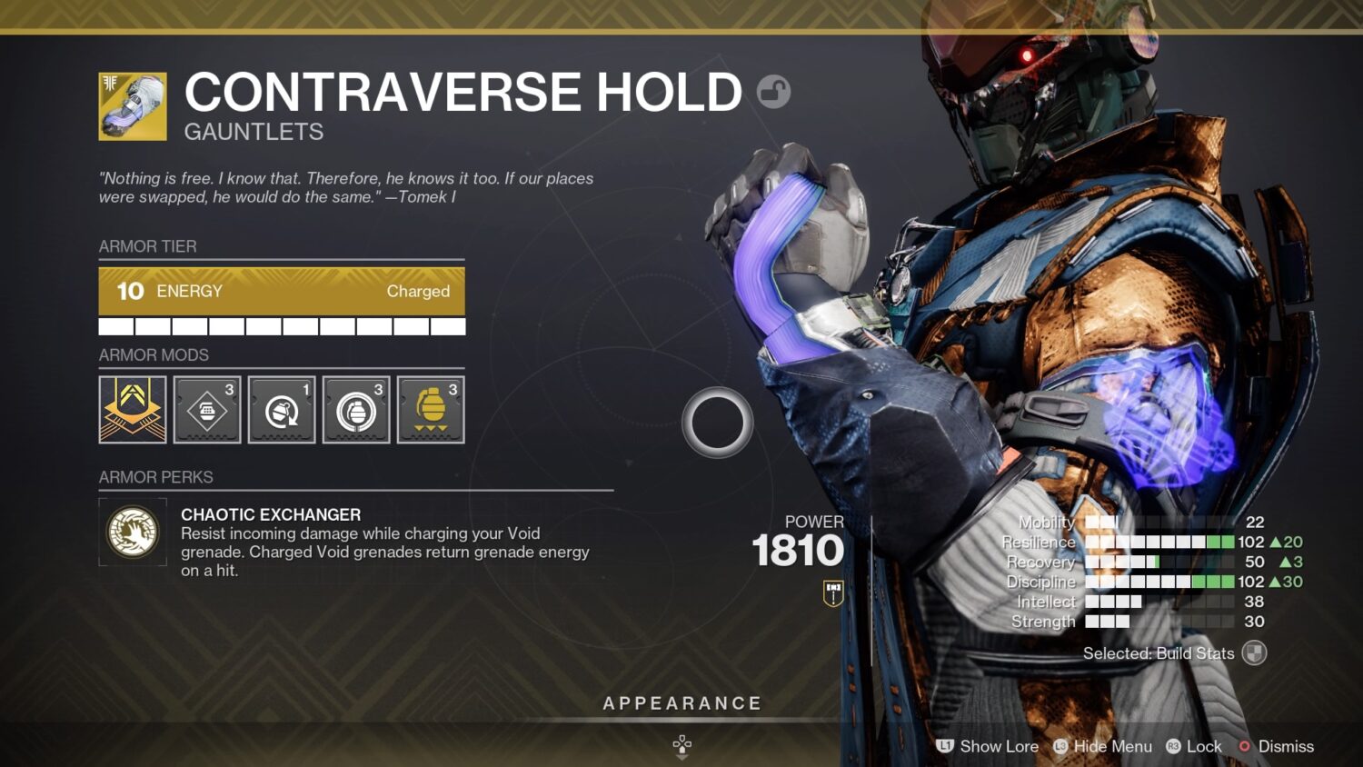 Destiny 2 Voidwalker Build (The Contraverse Hold) - Play Ludos