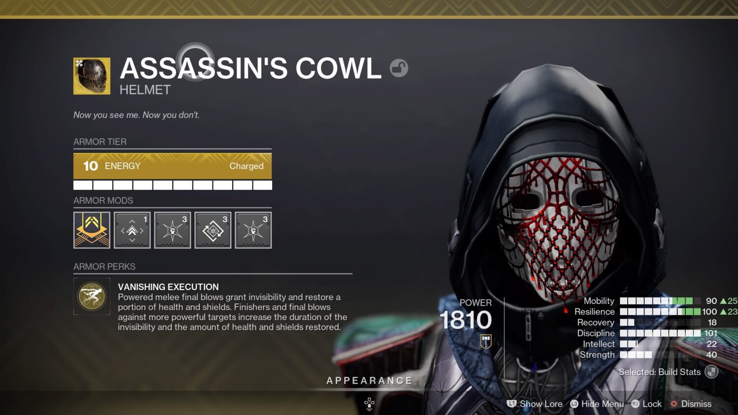 Destiny 2 Solar Hunter Build (Assassin’s Cowl) - Play Ludos