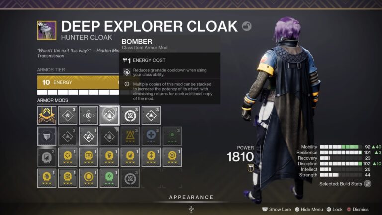 Destiny 2 Void Hunter Build (The Mothkeeper) - Play Ludos