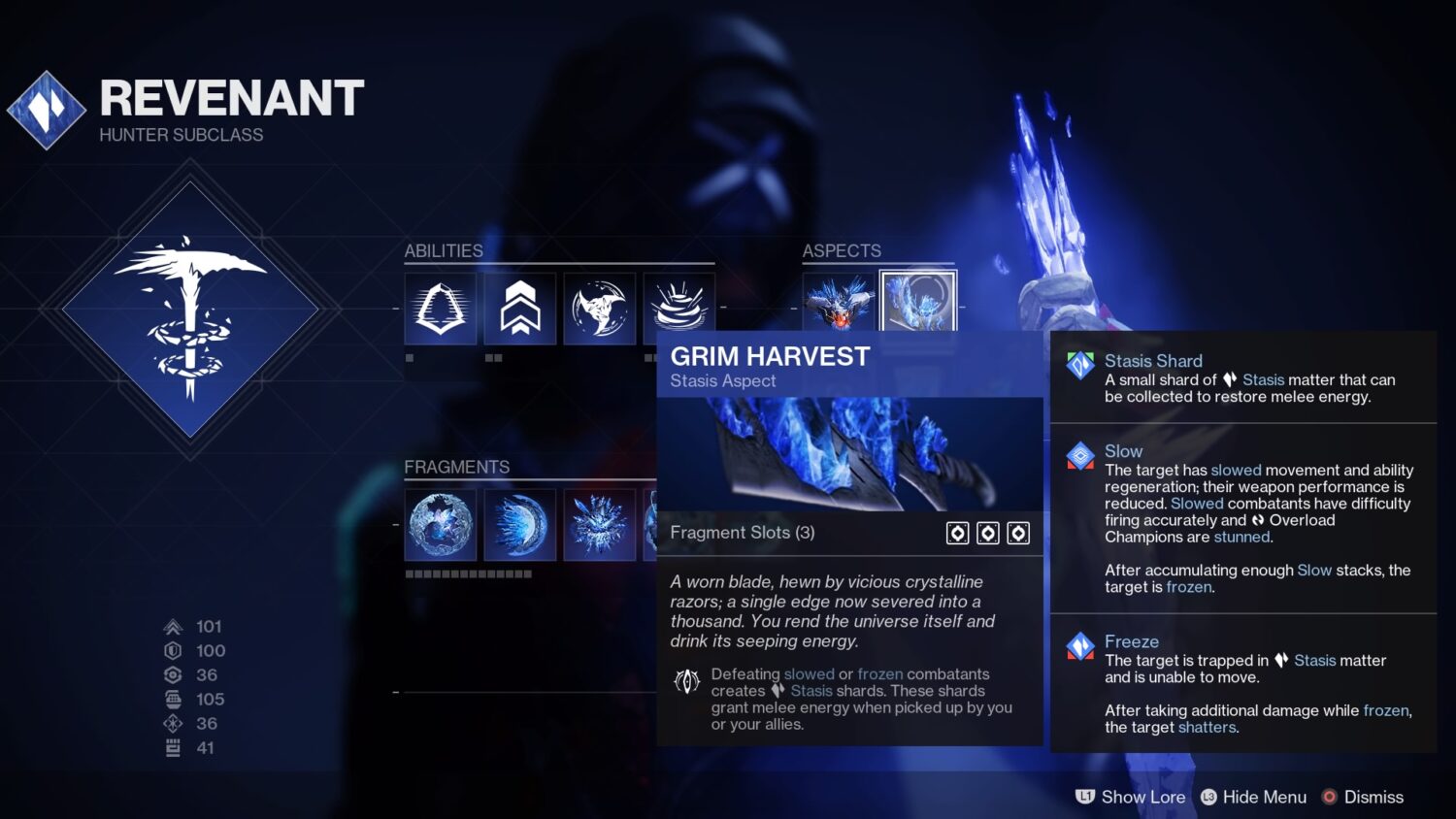 Destiny 2 Hunter Stasis Build (The Duskfield Master) - Play Ludos