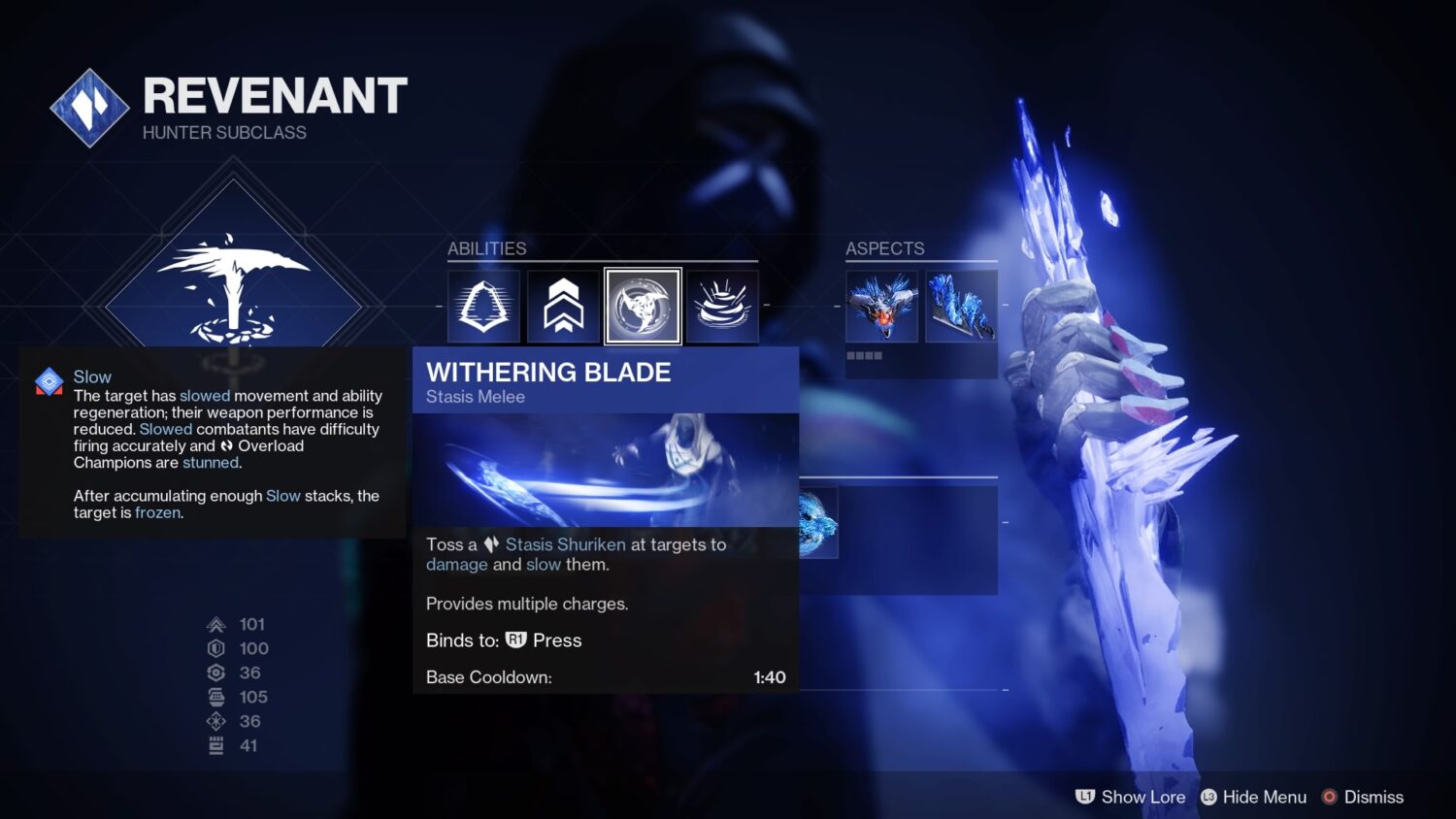 Destiny 2 Hunter Stasis Build (The Duskfield Master) - Play Ludos