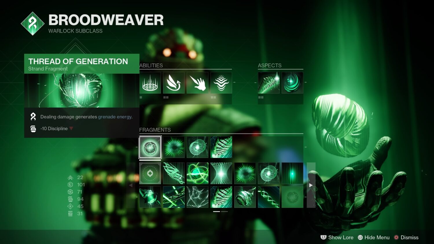 Warlock Destiny 2 Build (The Threadling God) - Play Ludos