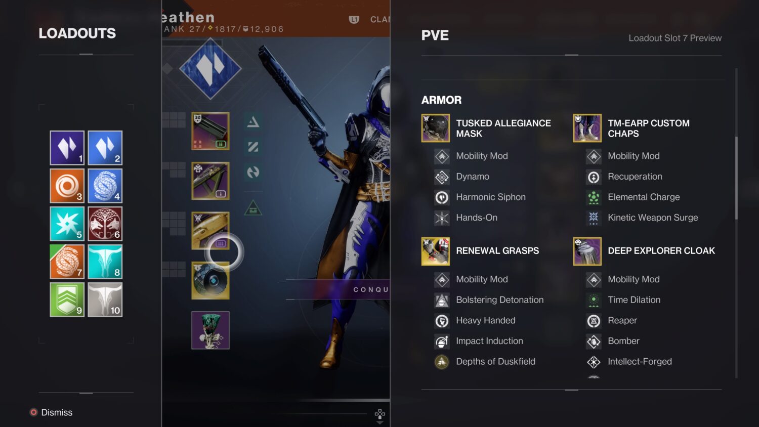 Destiny 2 Hunter Stasis Build (The Duskfield Master) - Play Ludos