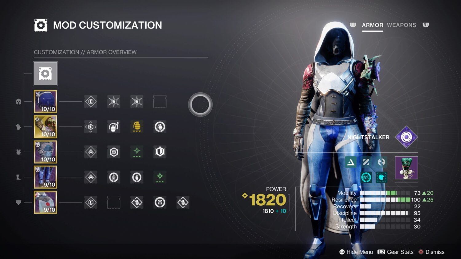 Destiny 2 Void Hunter Build (The Mothkeeper) - Play Ludos